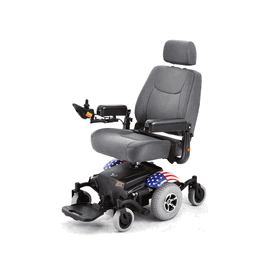 Merits Vision Sport Mid Wheel Drive Power Wheel Chair| |P326A|